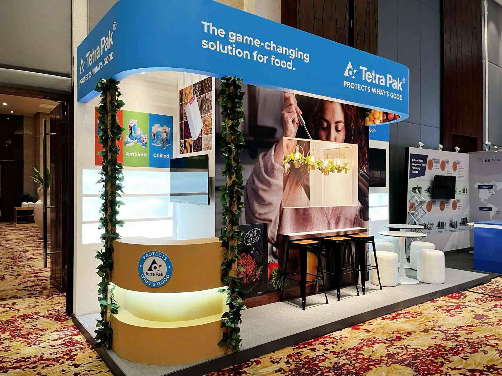 CITY OF DREAMS 2025 - Tetra Pak Exhibit Booth - Ultimate Graphics